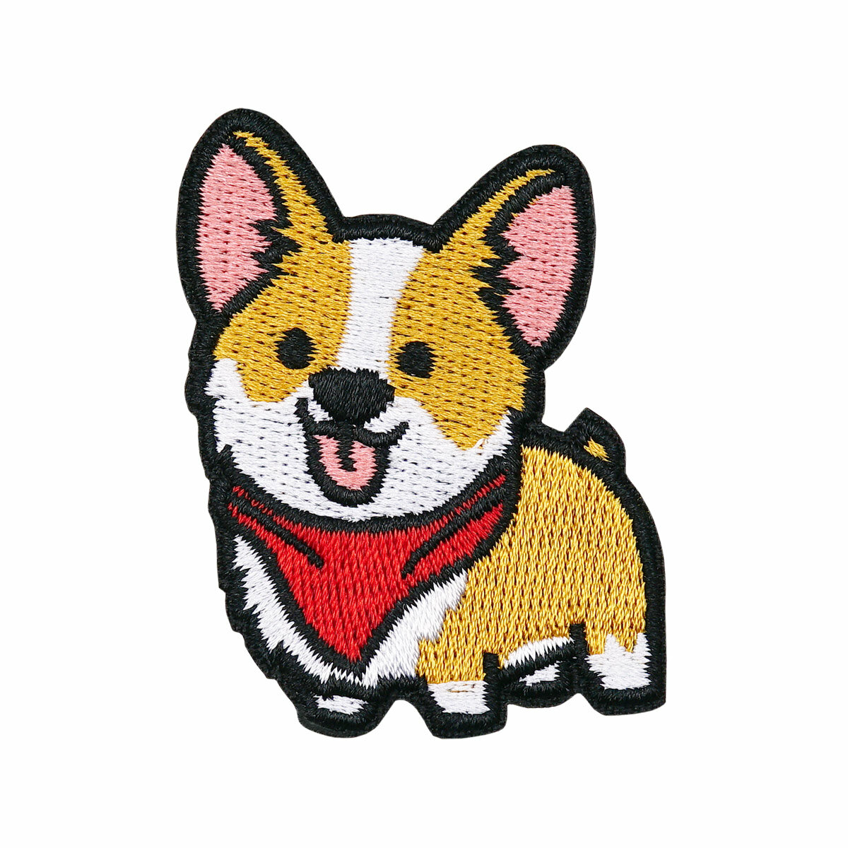 Термонаклейка на одежду, Корги, размер 4х5,2 см, Hobby&Pro, 1 штука