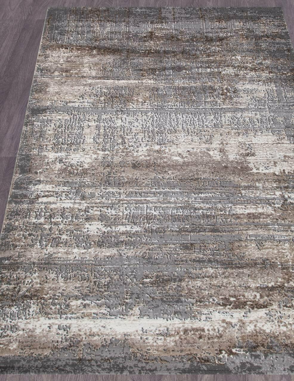 Ковер турецкий на пол в гостиную в спальню 80х150 см современный ворс 10 мм 403115 Kover-Russia