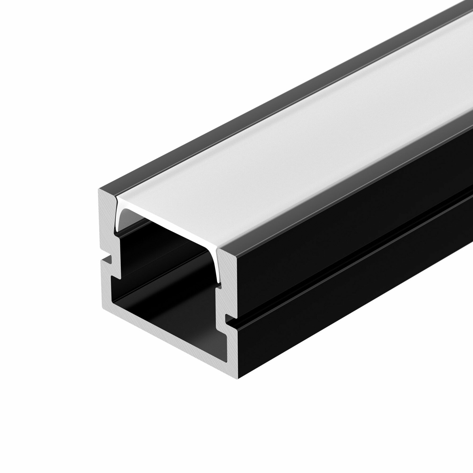 Профиль для светодиодной ленты Arlight Профиль PDS-SM-2000 ANOD BLACK (Arlight, Алюминий), 2м