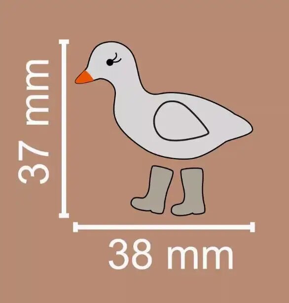 Формы для полимерной глины Chickee Duck 5