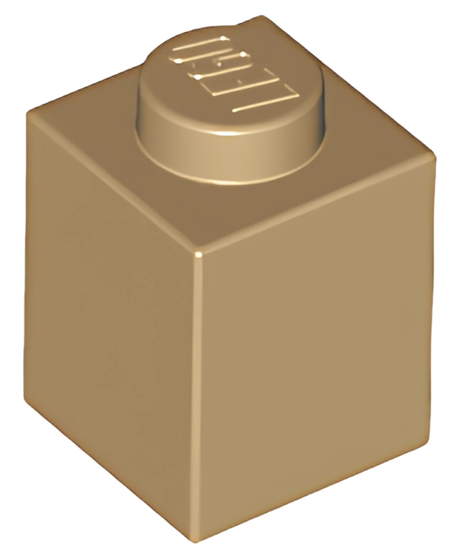 Деталь Lego Кубик Brick 1 x 1 3005 (30071, 35382) Dark Tan U