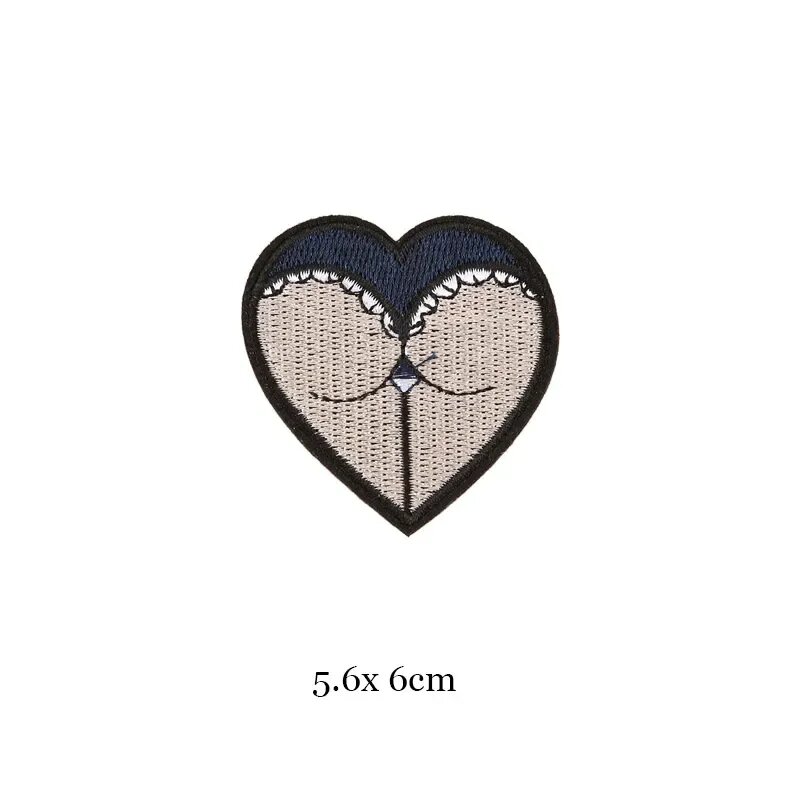 Круглые вышитые заплатки Aprille, черно-белые, 46 видов 14