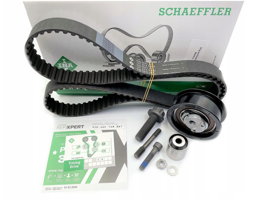 Комплект ГРМ INA 530008510, для AUDI/SEAT/VOLKSWAGEN, 1.9, дизельный двигатель AFN; AVG; 1Z; AHH; AHU; AFF