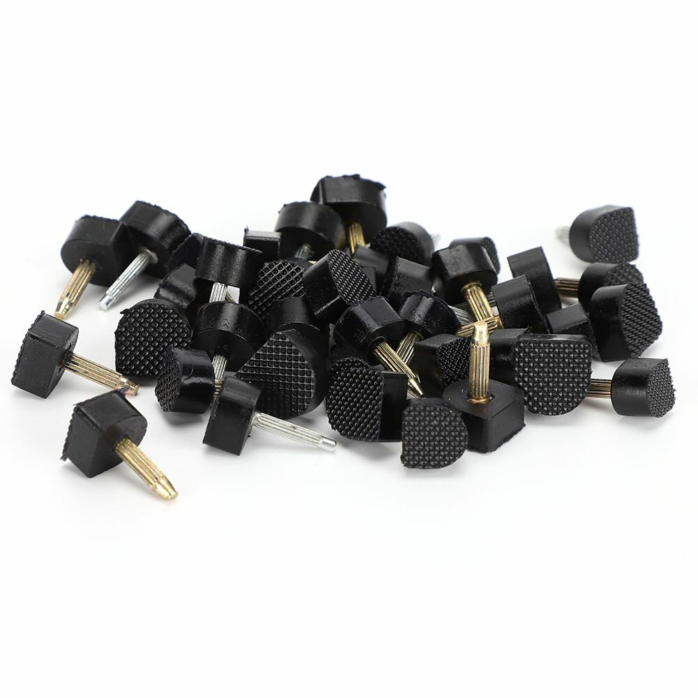 40 шт, сменные колпачки на высоком каблуке, ремонт, износостойкие, противоскользящие, немые аксессуары для обуви