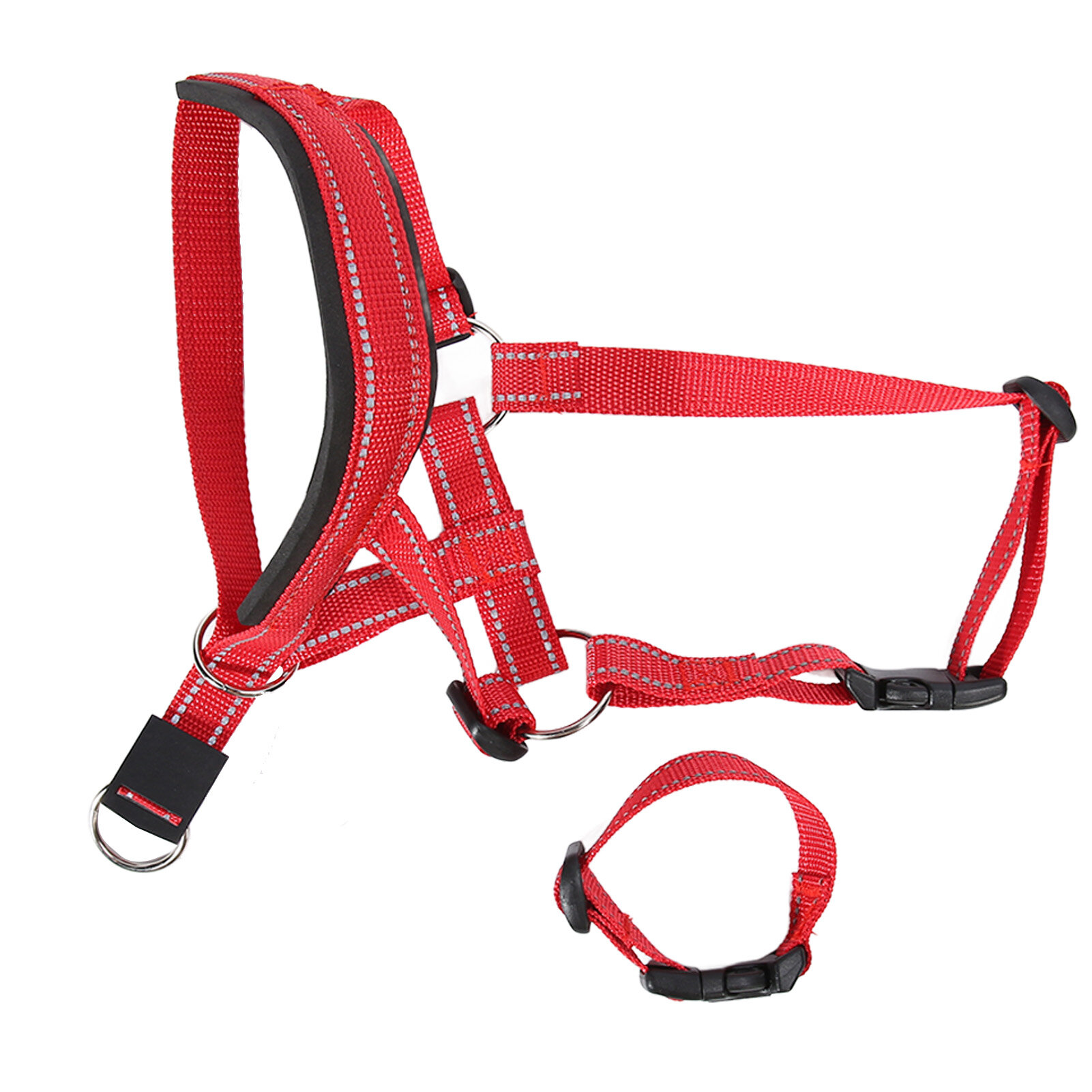 Ошейник для собаки, регулируемый дышащий, предотвращает укусы, лай, жевательная собака, капа для тренировок, прогулок, L