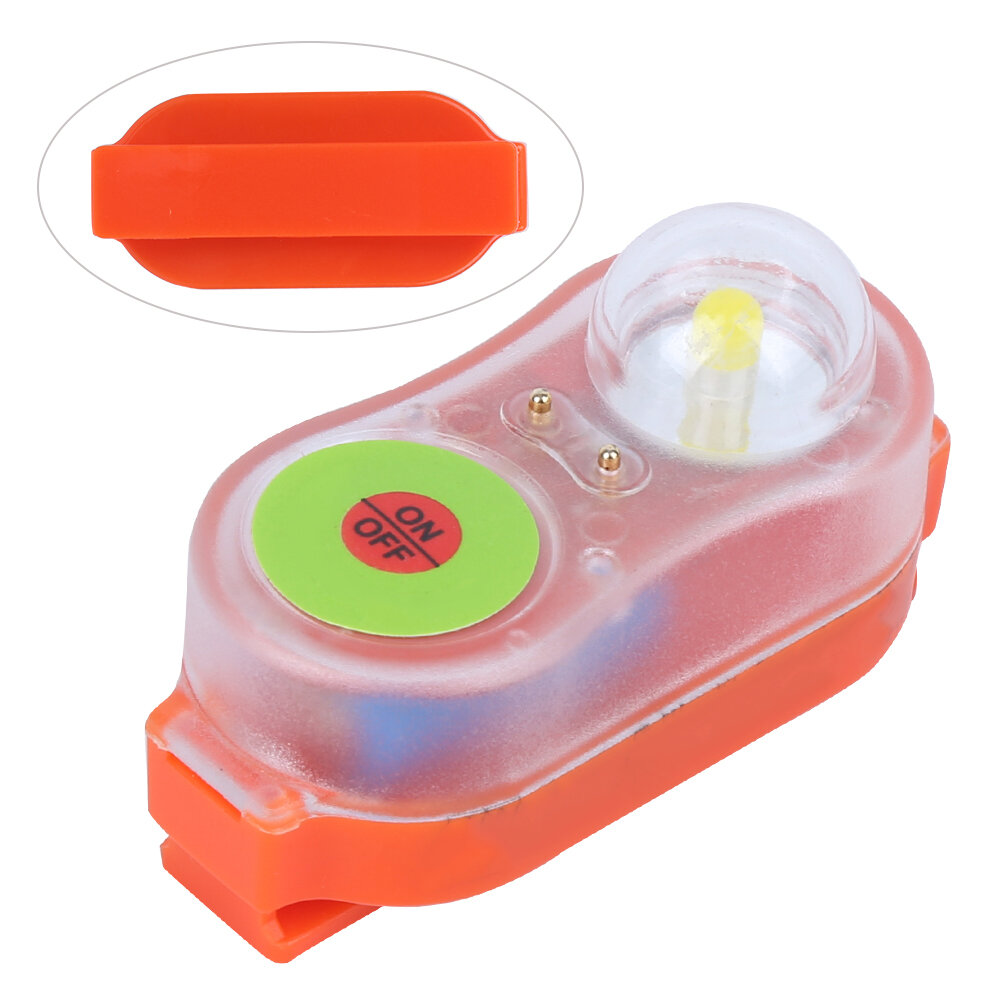 Фонарь для спасательного жилета светодиодный литиевый JHYD I для морской воды, самосветящийся спасательный фонарь, привлекающий внимание (оранжевый)