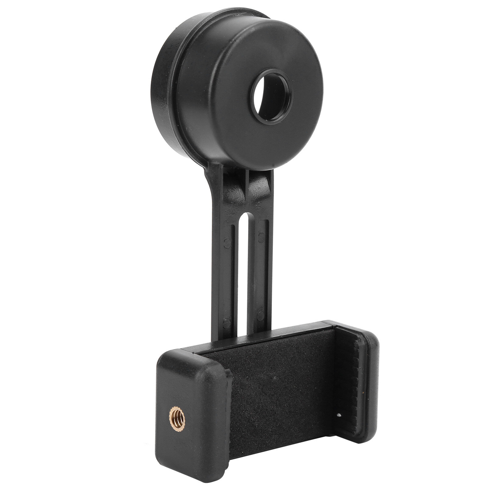 Зажим для фото телескопа Держатель адаптера для смартфона Кронштейн-зажим Аксессуары для микроскопаЧерный