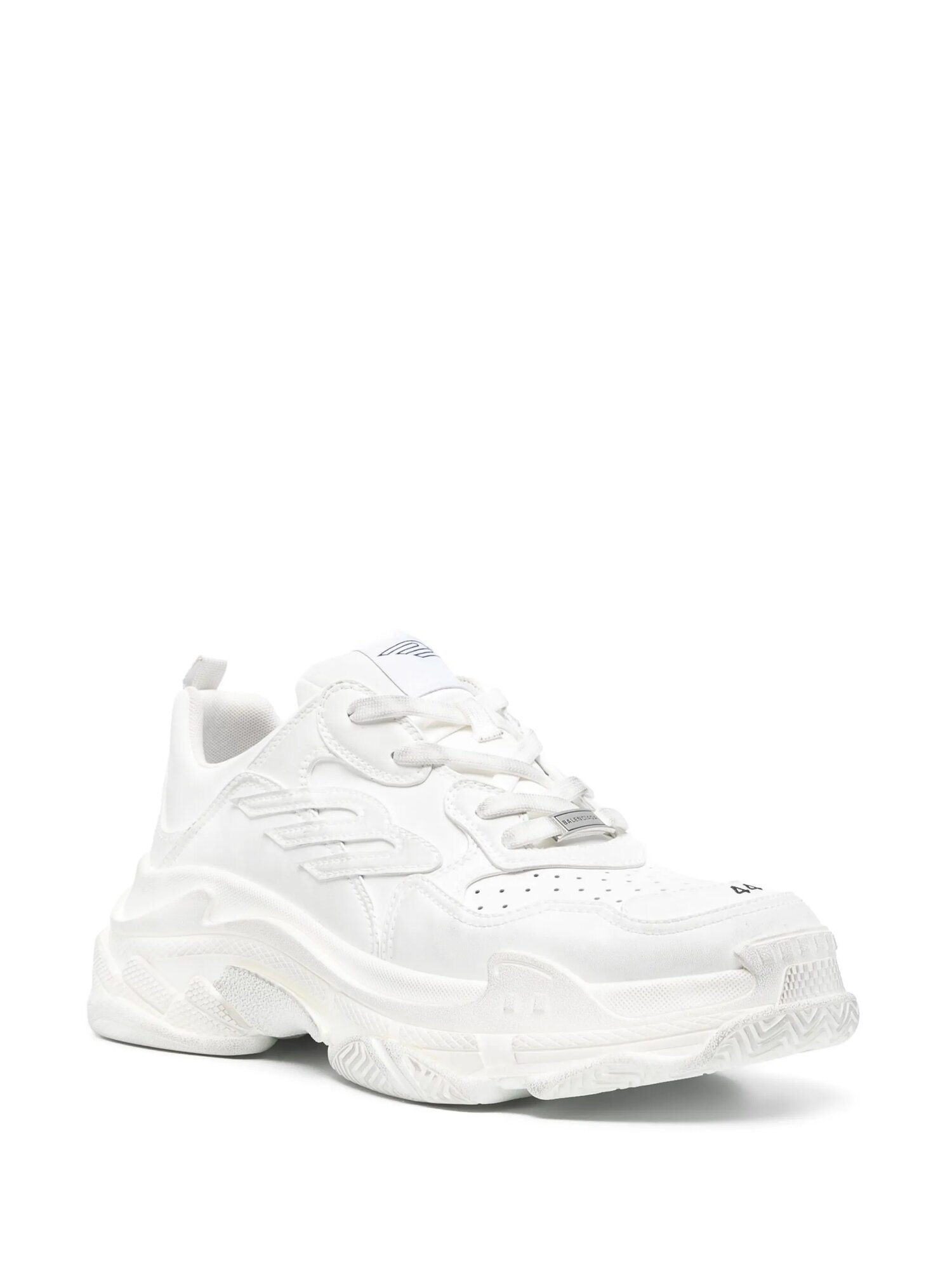 Кроссовки BALENCIAGA Triple S, размер 40, бежевый/белый — фото 1