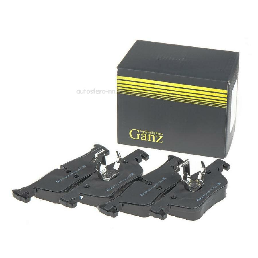 GANZ GIJ09193 Колодки тормозные задние для BMW 1 (F20, F21) 12.10->/ BMW 2 (F22) 218 d,220 d,2 GANZ GIJ09193