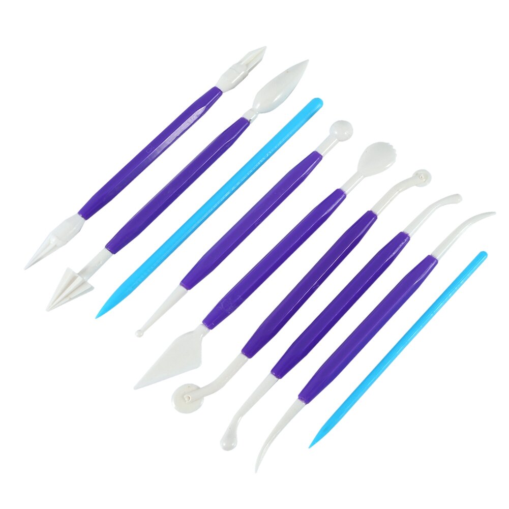 Набор инструментов для работы с керамикой: нож, надежный двусторонний нож для лепки из глины, прочный, подходит для домашнего творчества и детских работ.