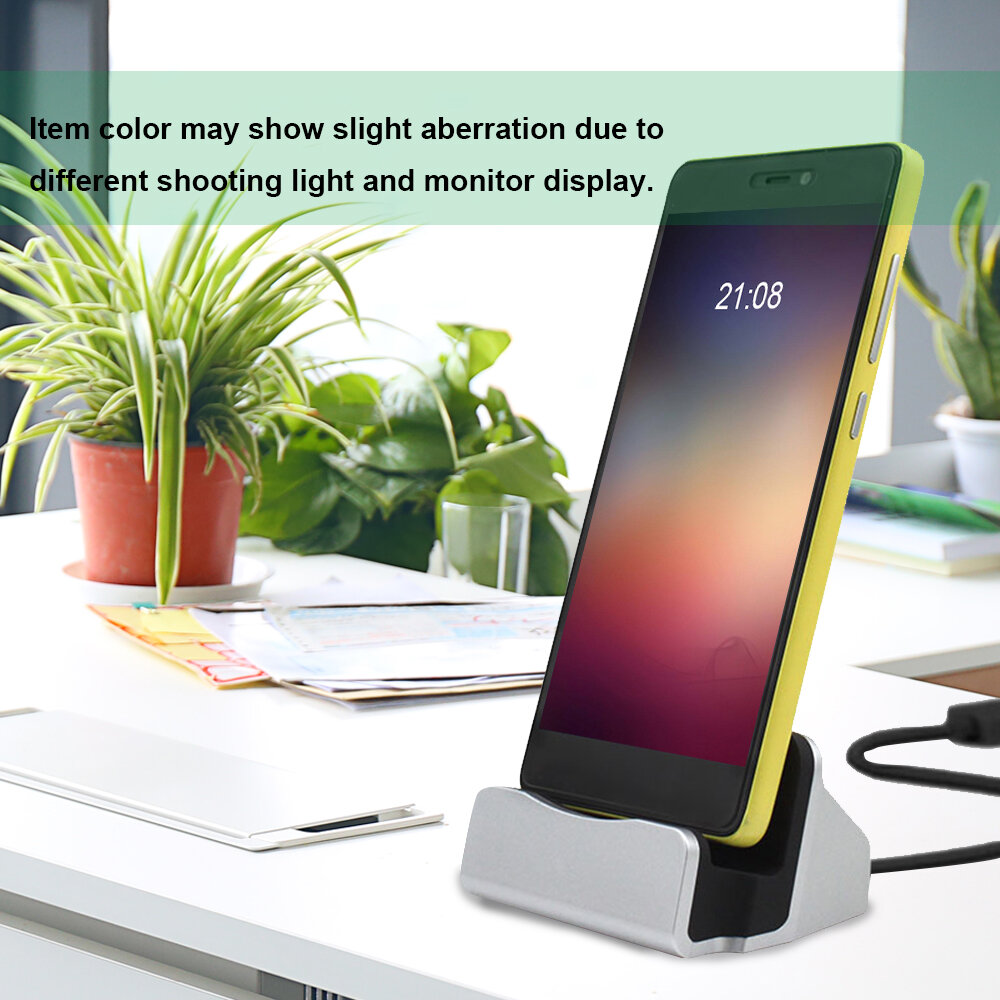 Phone Dock Charging Stand Base Cradle USB Cable Holder Compatible with Type C — фото 1