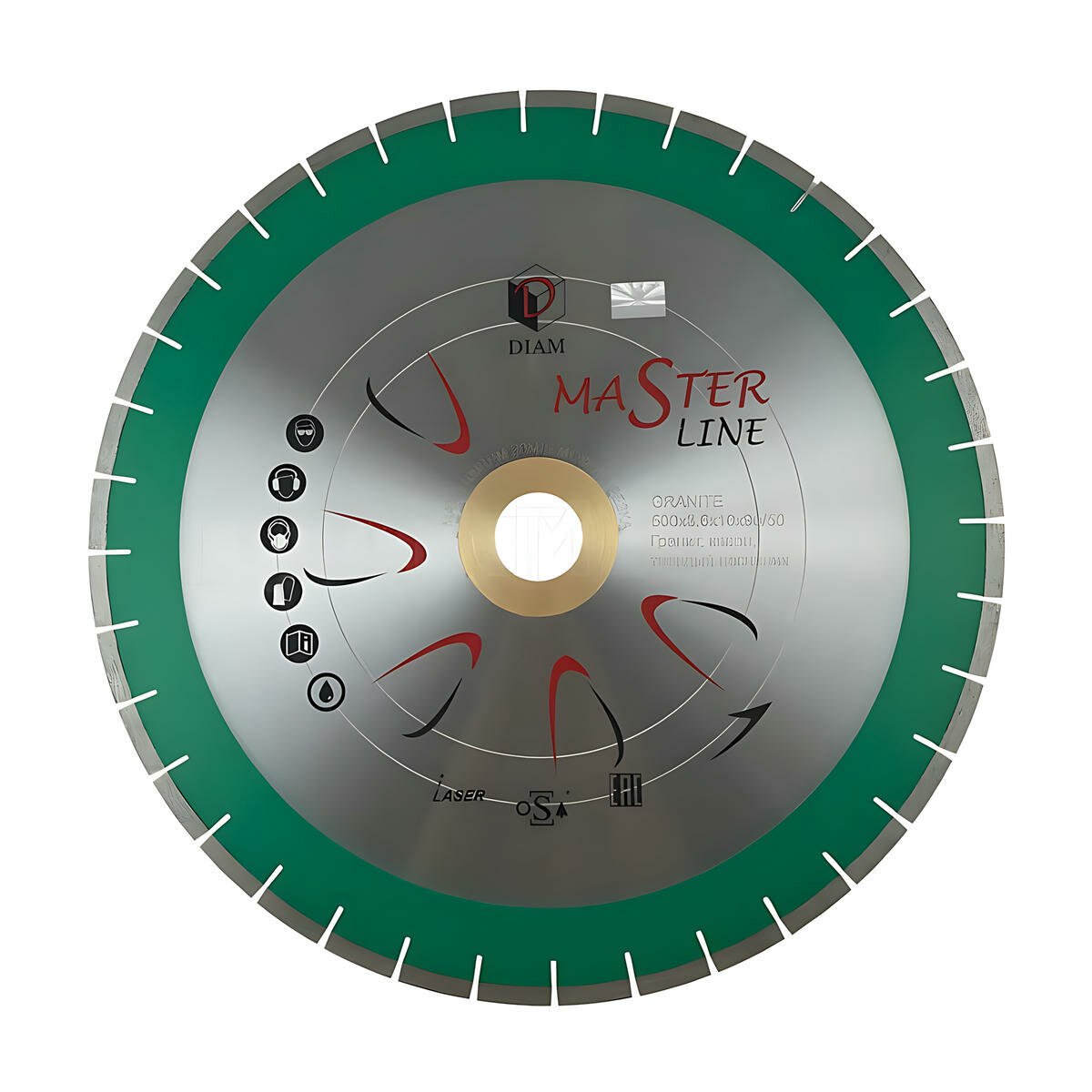 Диск алмазный 500 х 3.6 х 10 х 90/50 мм MasterLine (гранит) DIAM 000593
