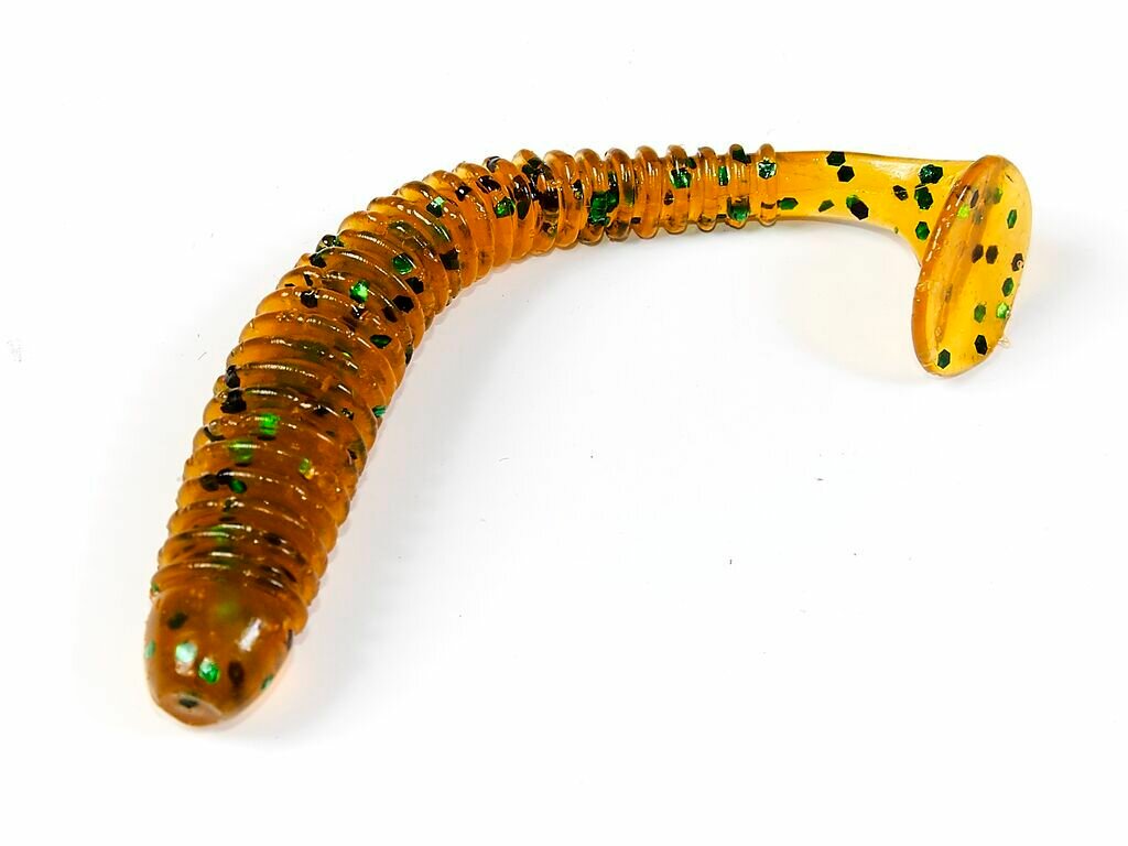 Приманки рыболовные силиконовые виброхвосты съедобные lucky john Pro Series Spark Tail 3,0in (07,60)/PA19 7шт. набор снастей для зимней и летней рыбалки резиновые рыбки, искусственные наживки