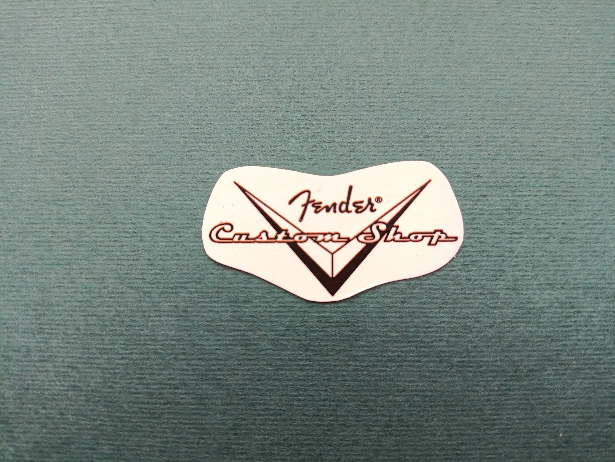 Деколь (водный перевод) на голову грифа электрогитары. Fender Custom Shop.