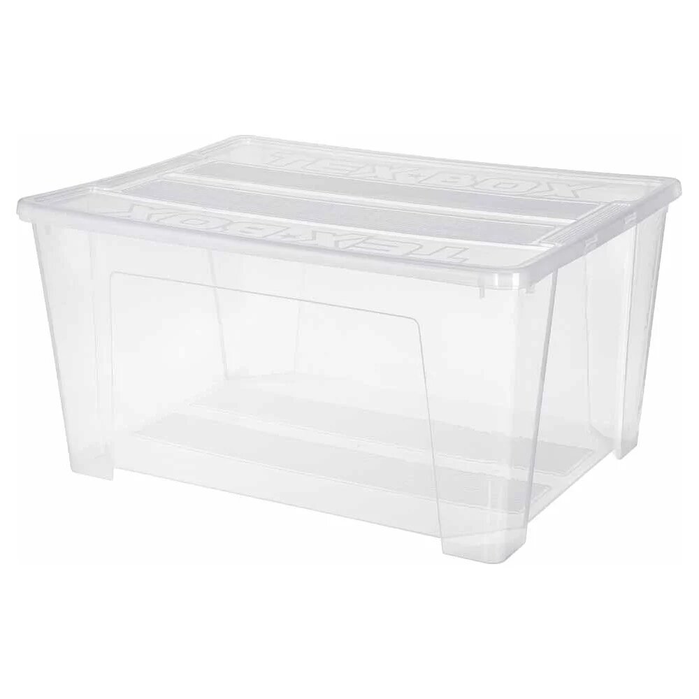 Универсальный ящик Econova "tex-box" 785x588x405 мм, 150 л, бесцветный 434207601, пластиковый,