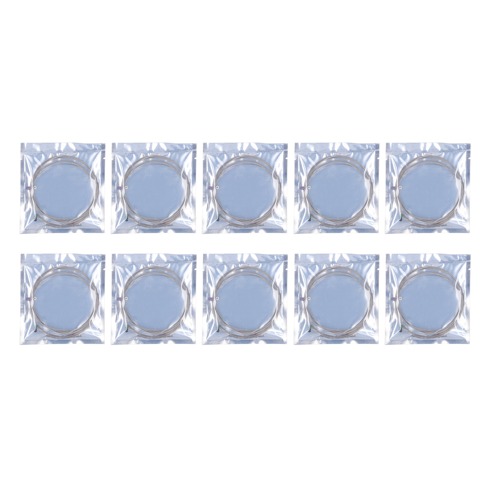 10 комплектов струн для электрогитары со стальным сердечником, никелированные, аксессуары для струнных инструментов.