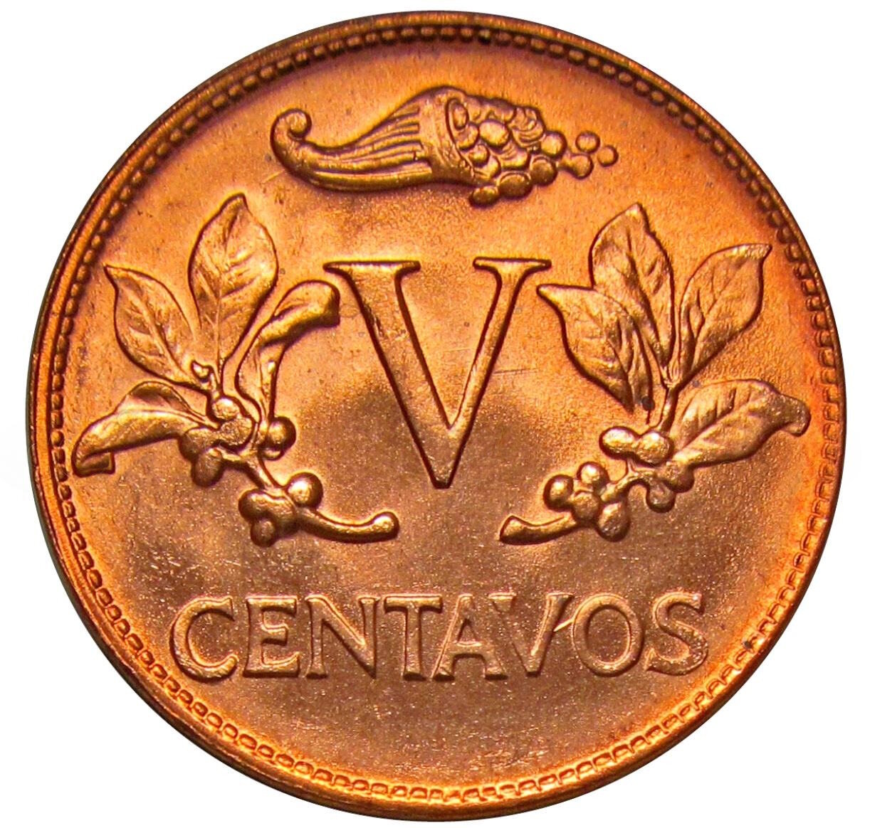5 сентаво 1978 Колумбия Unc