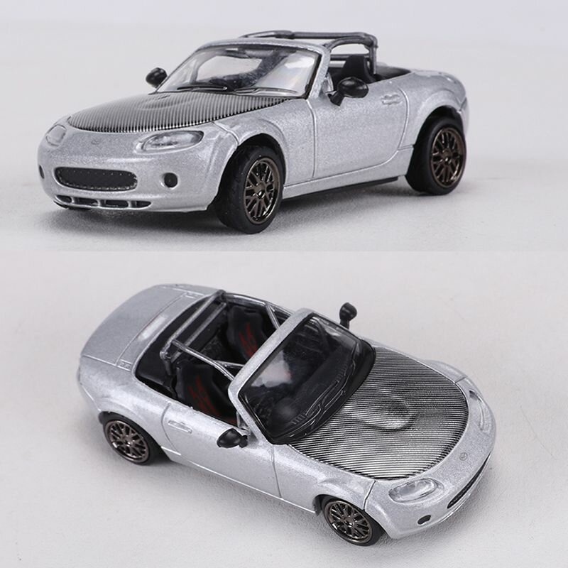 Коллекционные Модель автомобиля Мазда MX-5 MX5 гоночная версия металлическая модель 1:64 Mazda MX-5 MX5