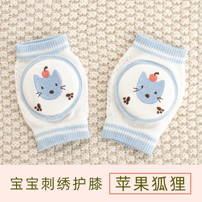 Наколенники "ins baby net", летние, для ползания, детские, цвет яблочно-лисий