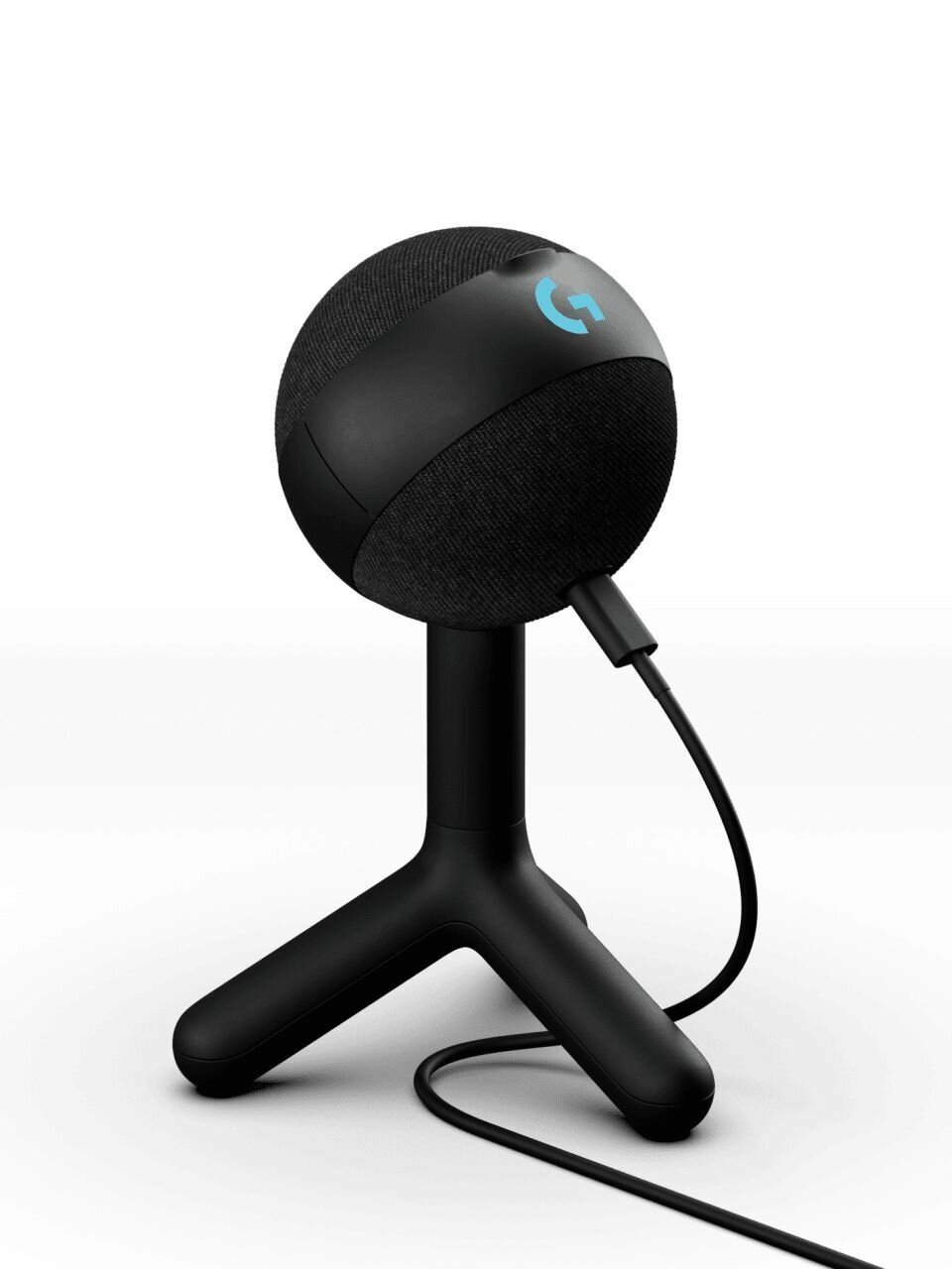 Микрофон Logitech Yeti Orb, подсветка, для стриминга, USB-C, черный — фото 1