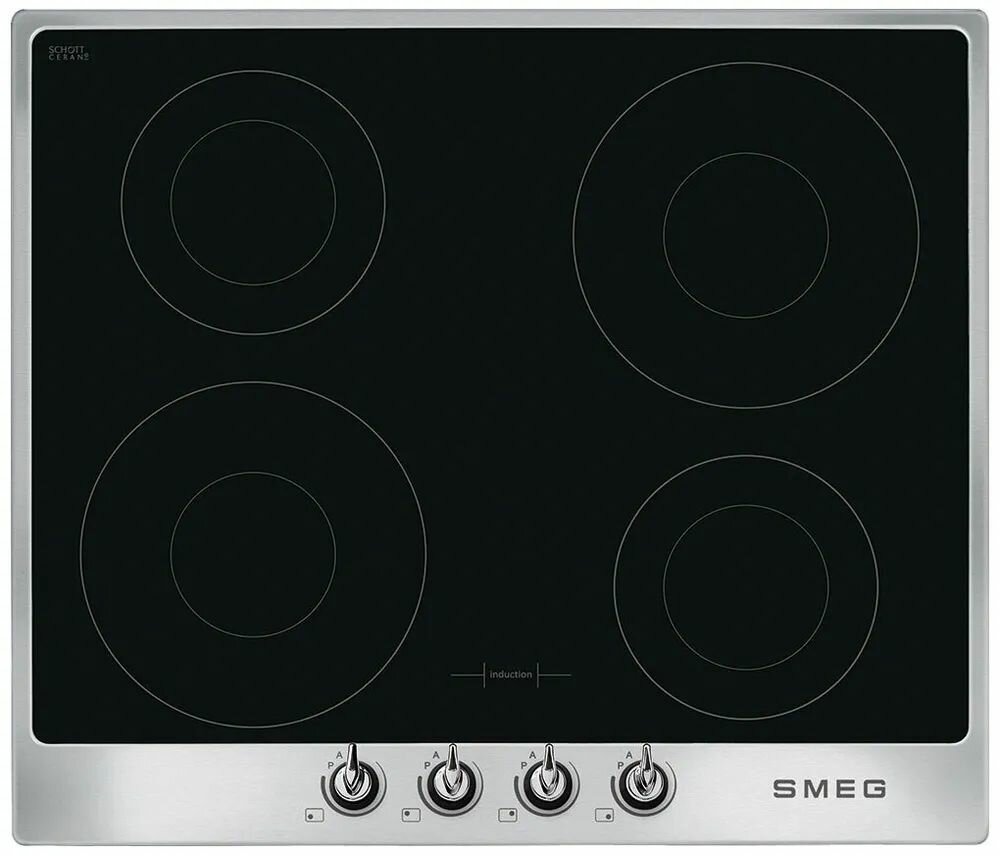 Встраиваемая индукционная панель SMEG SI964XM, официальная гарантия