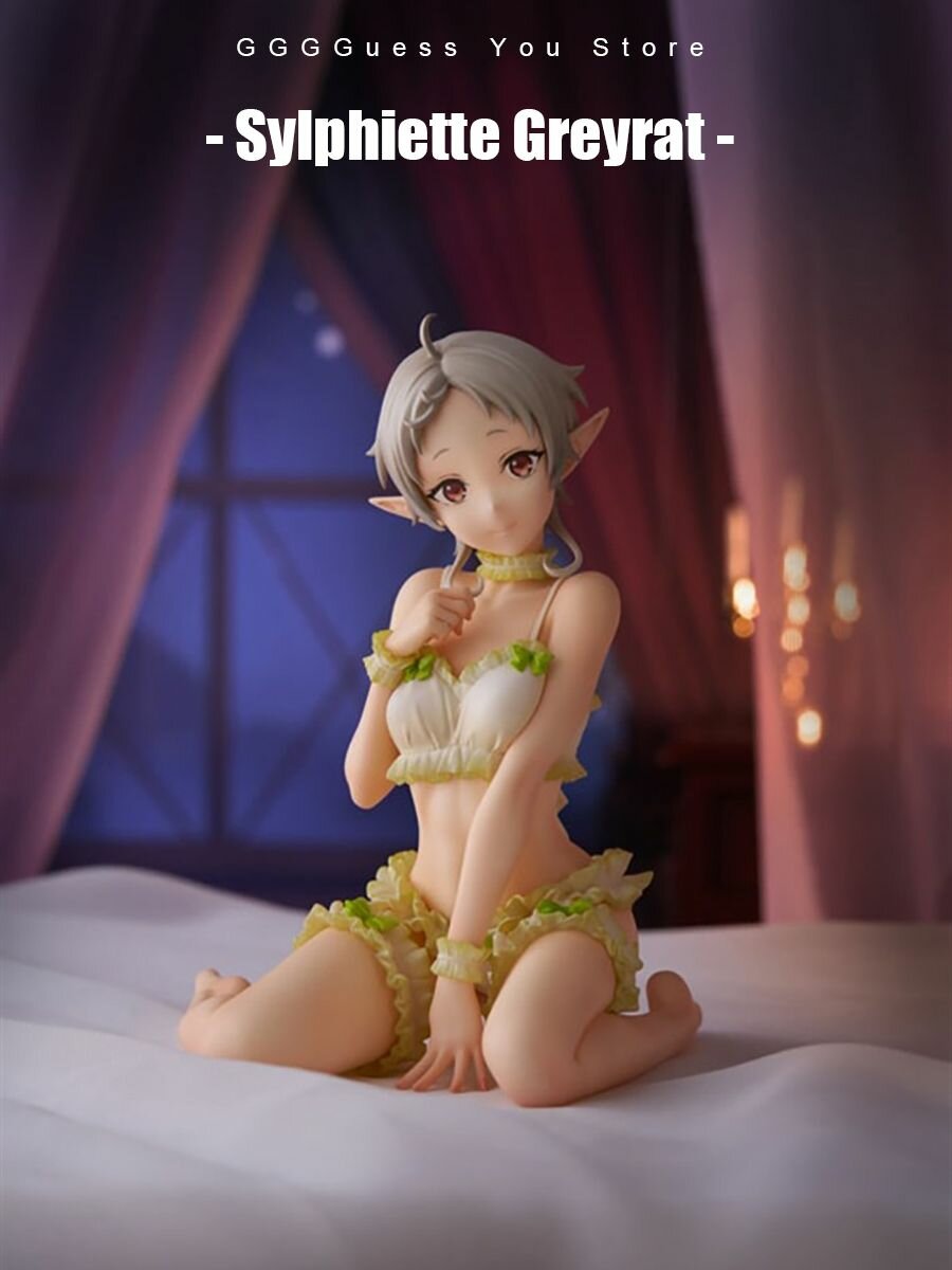 Аниме фигурка Mushoku Tensei II Sylphiette Greyrat 1/7 Lingerie Ver. 12cm