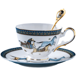 Creative Nordic Coffee Coffee Cup Керамический бокал Искусство Обед Экологически безопасный Многоразовый Чайный набор Гостиная Tazas Современные напитки DF50