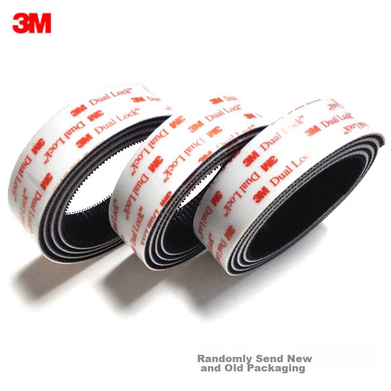 3M грибка-образная клейная крючка лента, прозрачная волноватая SJ3560, ширина 2,5 см * длина 100 см * толщина 6 мм