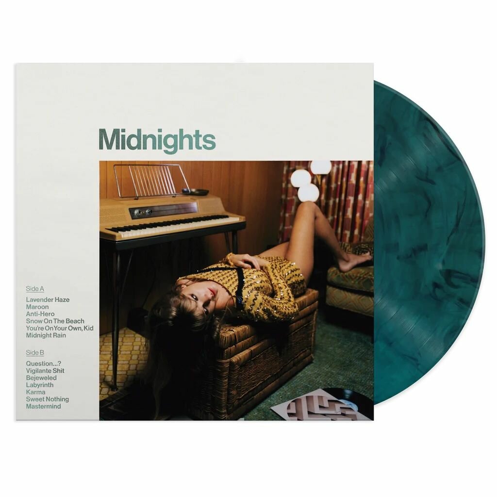 Виниловая пластинка / Taylor Swift - Midnights (Jade Green Edition Vinyl LP) / винил