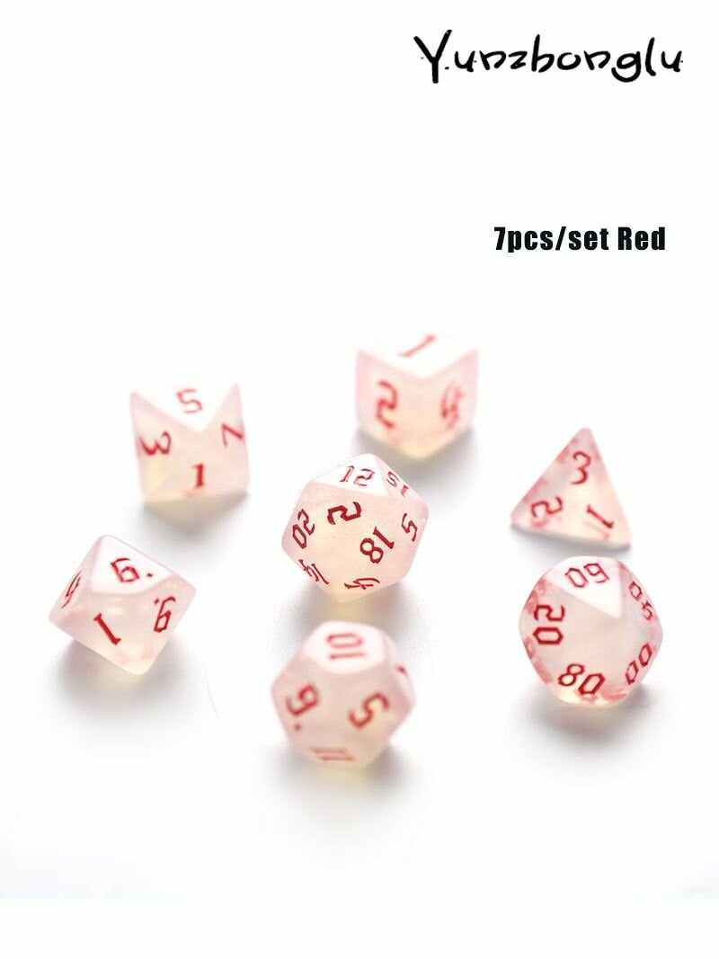 Yunzhonglong Кости игральные, дайсы, кубики для DnD (ДнД) 7 шт- icd
