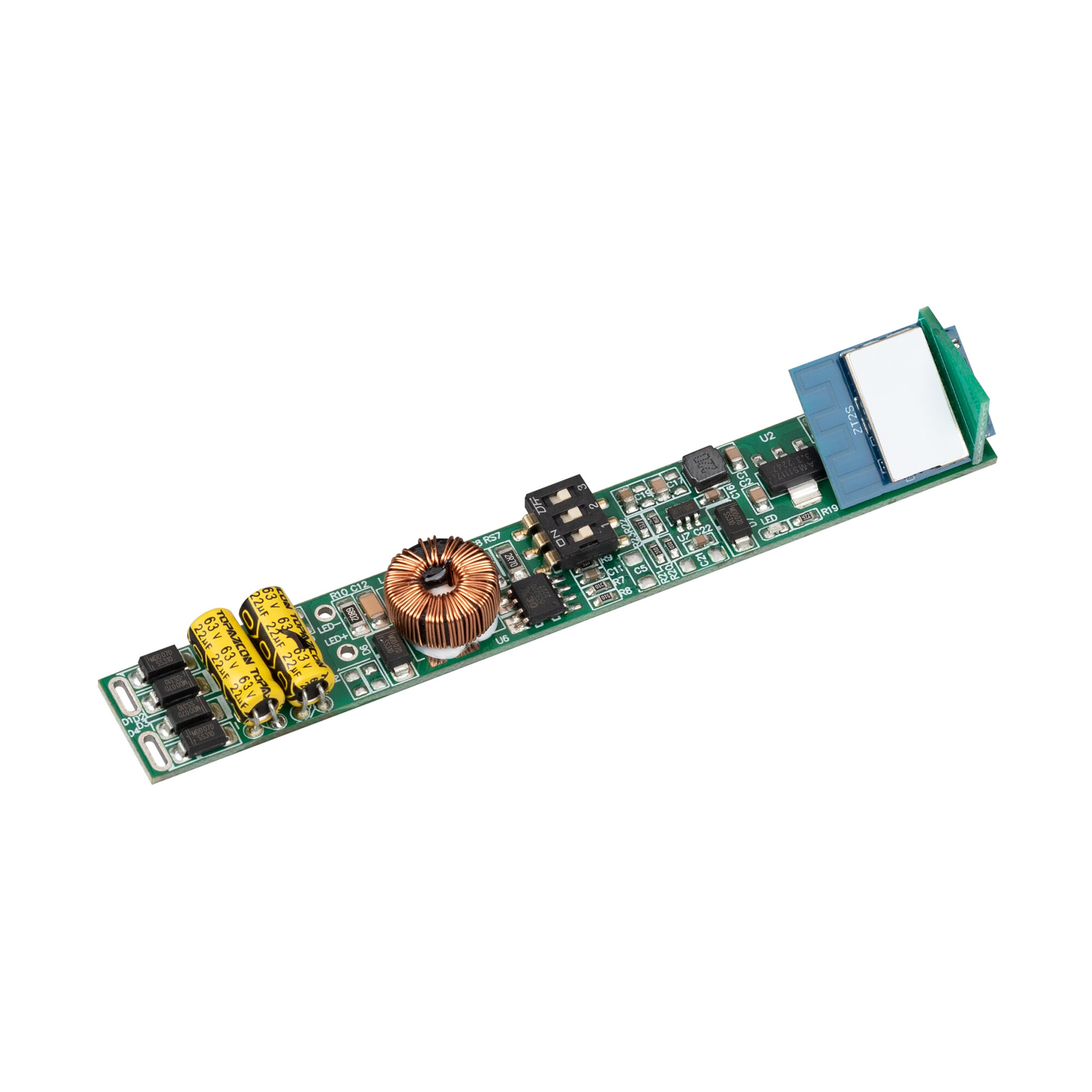 Диммер Arlight INTELLIGENT ARLIGHT Диммер SMART-CC-201-72-DIM-IN (48V, 1x150-500mA, Track, ZB) (IARL, IP20 Пластик, 5 лет)