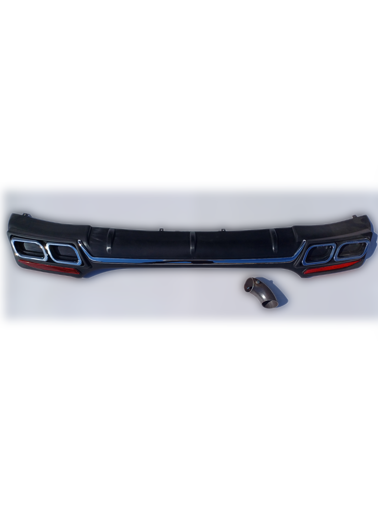 Накладка на задний бампер WEISMO AMG, шагрень, глянцевая поверхность, для Chevrolet Cobalt/Ravon R4