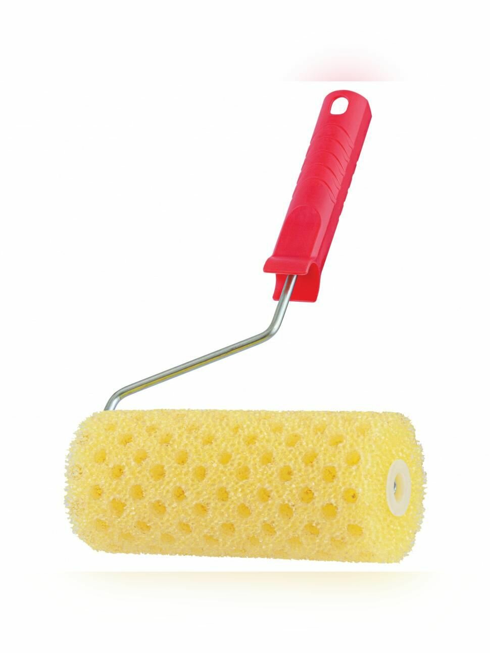 Валик "Структурный" поролоновый с ручкой, "горошек", 180 мм, D 80 мм, D ручки 6 мм Matrix 80215