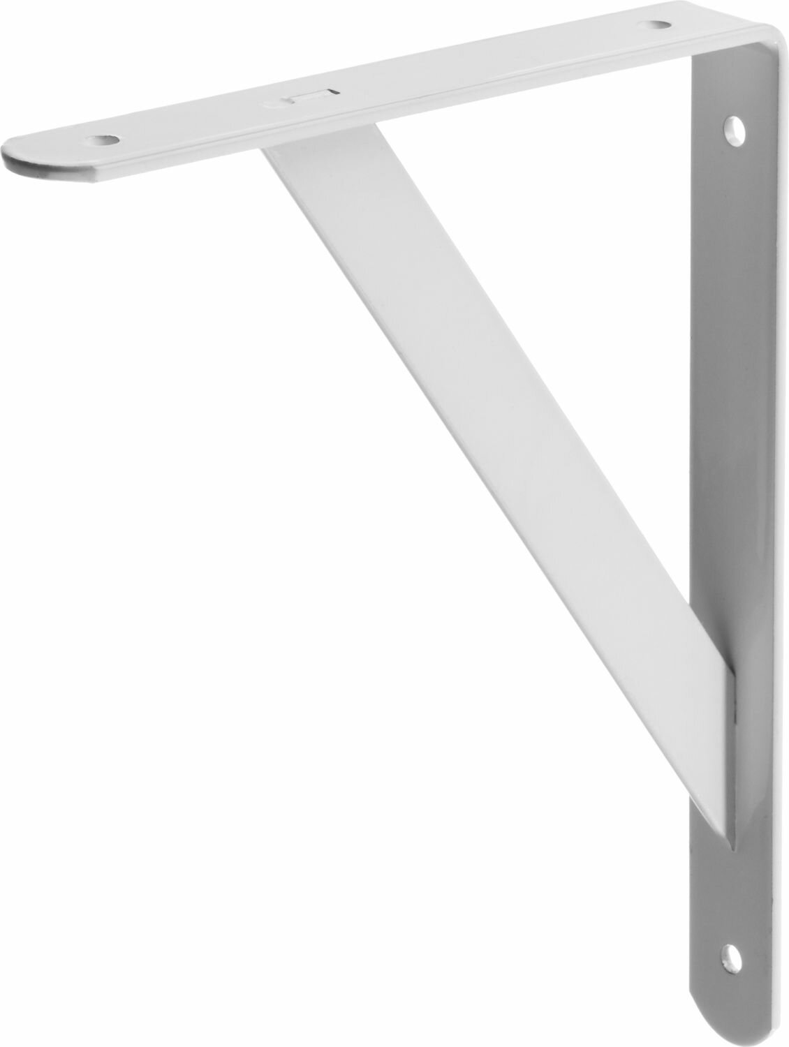 Уголок-кронштейн STAYER, 250х200х30х4 мм, усиленный, белый 37421-1