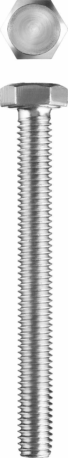 Болт ЗУБР ГОСТ 7798-70, кл. пр.5.8, M6 x 50 мм, цинк, 5 кг 303080-06-050