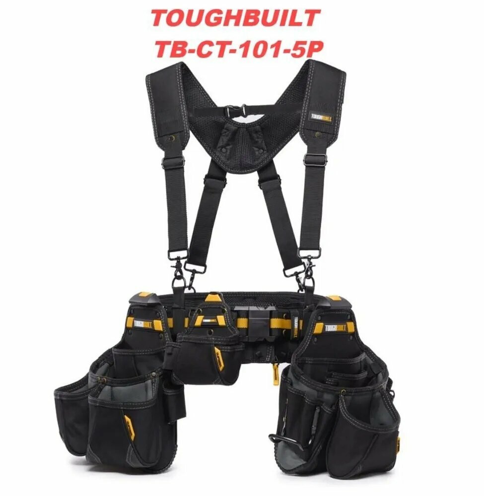 TOUGHBUILT TB-CT-101-5P Набор ремней для инструментов 5шт Pro Contractor Сумка для инструментов