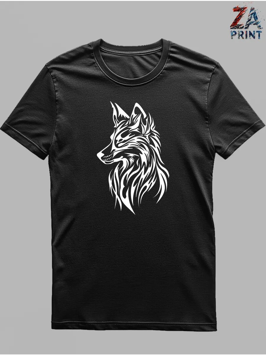 Футболка рисунок лисы