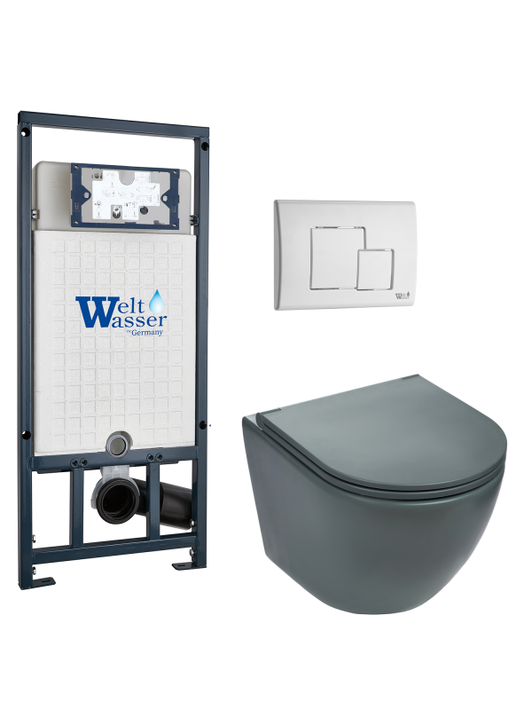WeltWasser Комплект MARBERG 507 + MERZBACH 043 MT-GR + MAR 507 SE GL-WT WeltWasser