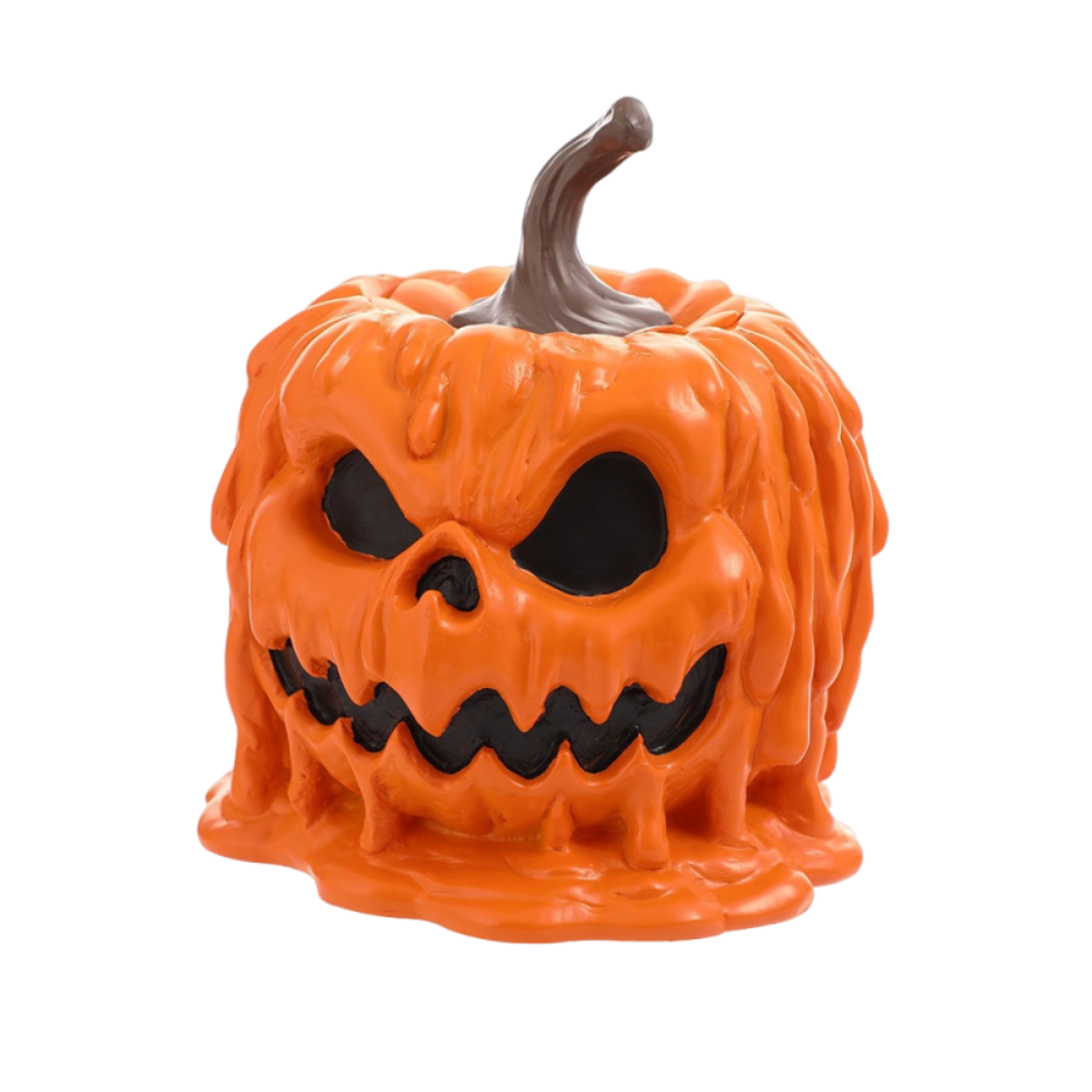 Горшок для цветов подушка тыквы Хэллоуин, подставка для ручек из резина декоративный поделок китайский простой домашний декор, один штука