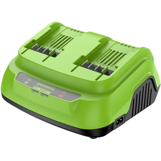 Greenworks Зарядное устройство ультрабыстрое двойное G24X2C8 24V 8A 2958807