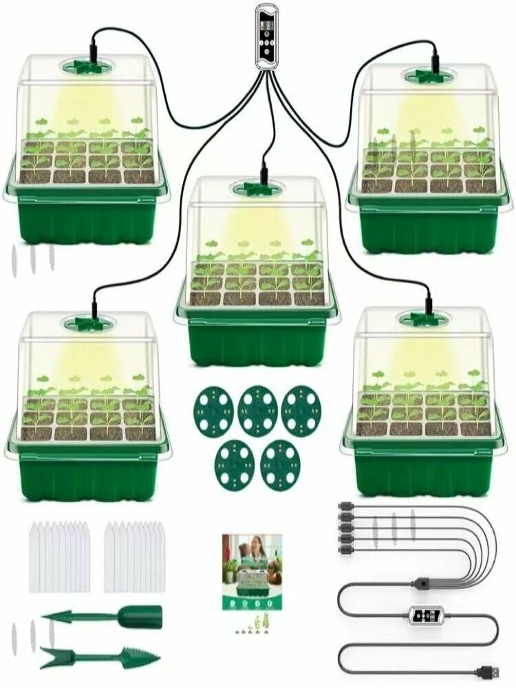 Теплица домиком YMZZ-1 0.156х0.175х0.161м, ABS пластик