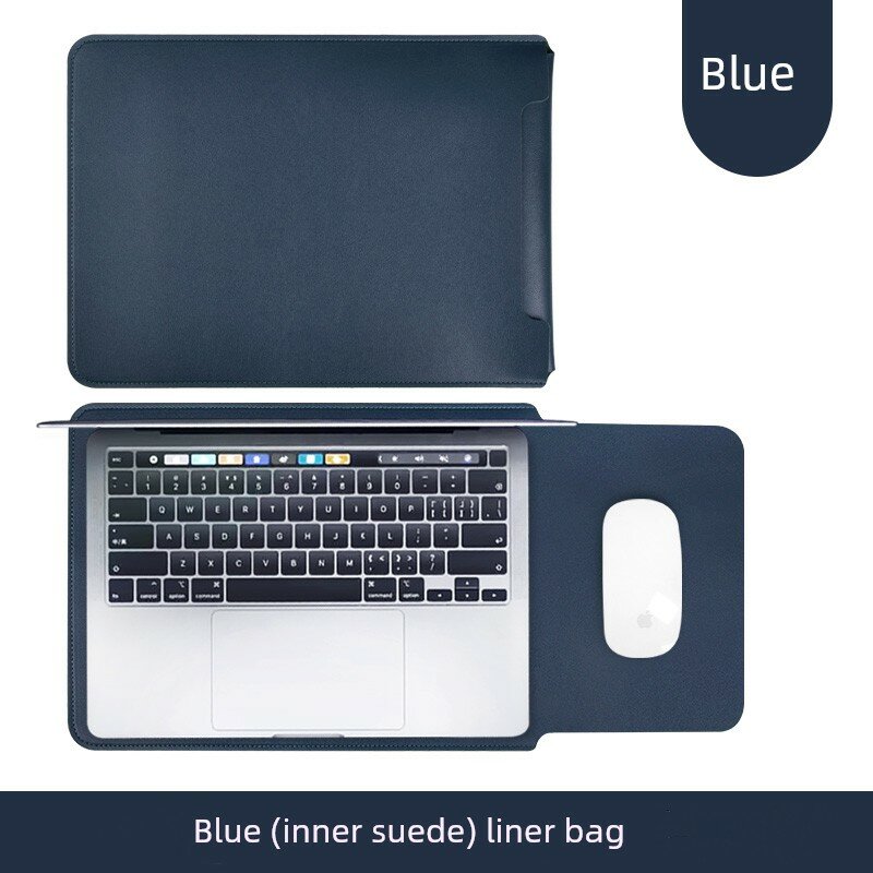 Флисовый чехол для ноутбука Honor MagicBook Art 14, 14,6 дюйма, синий цвет, один комплект с подушечной подкладкой