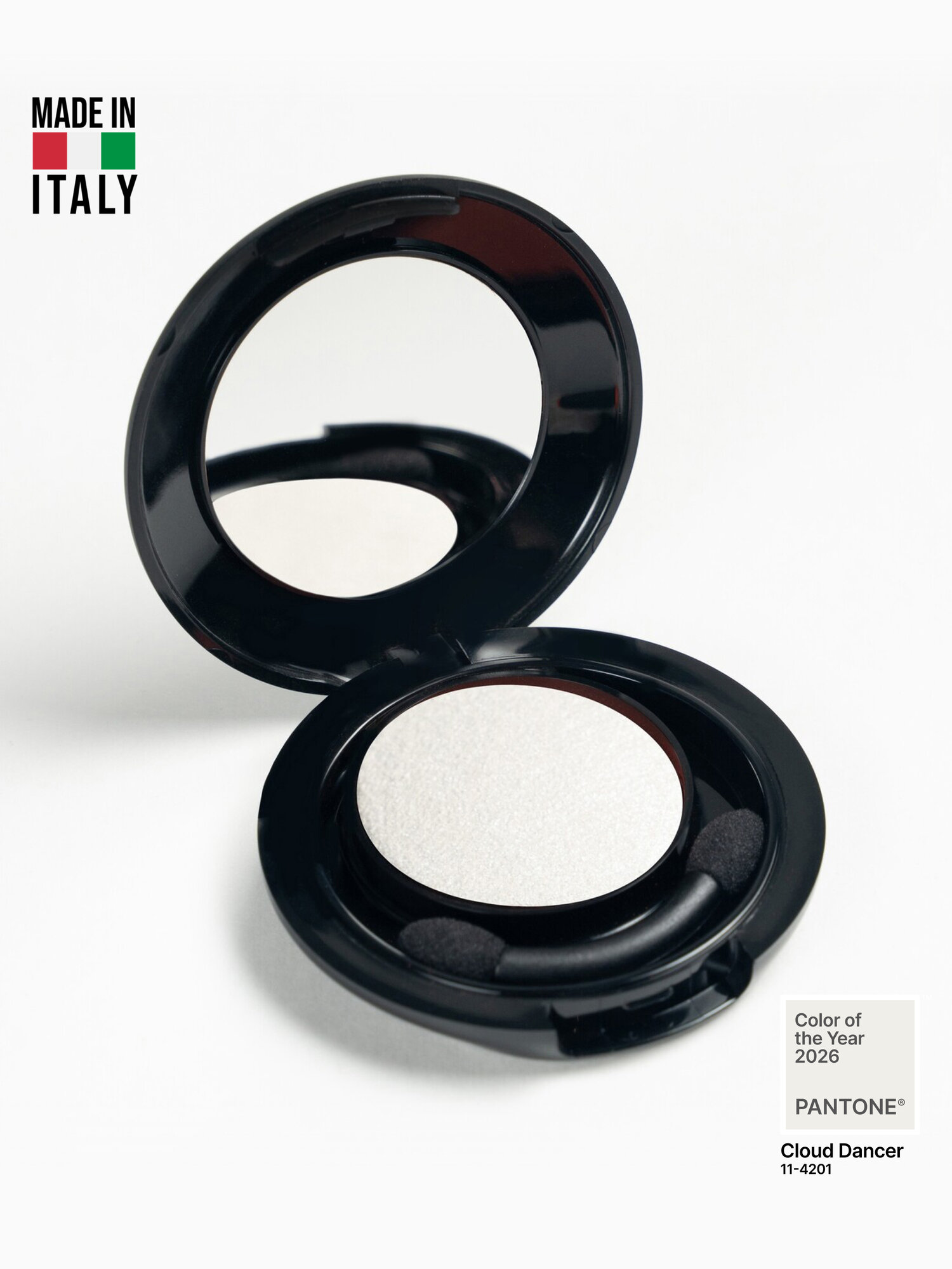 Тени для век дуохромные, спаркл FACE nicobaggio professional make-up запеченные для макияжа глаз с сияющим эффектом