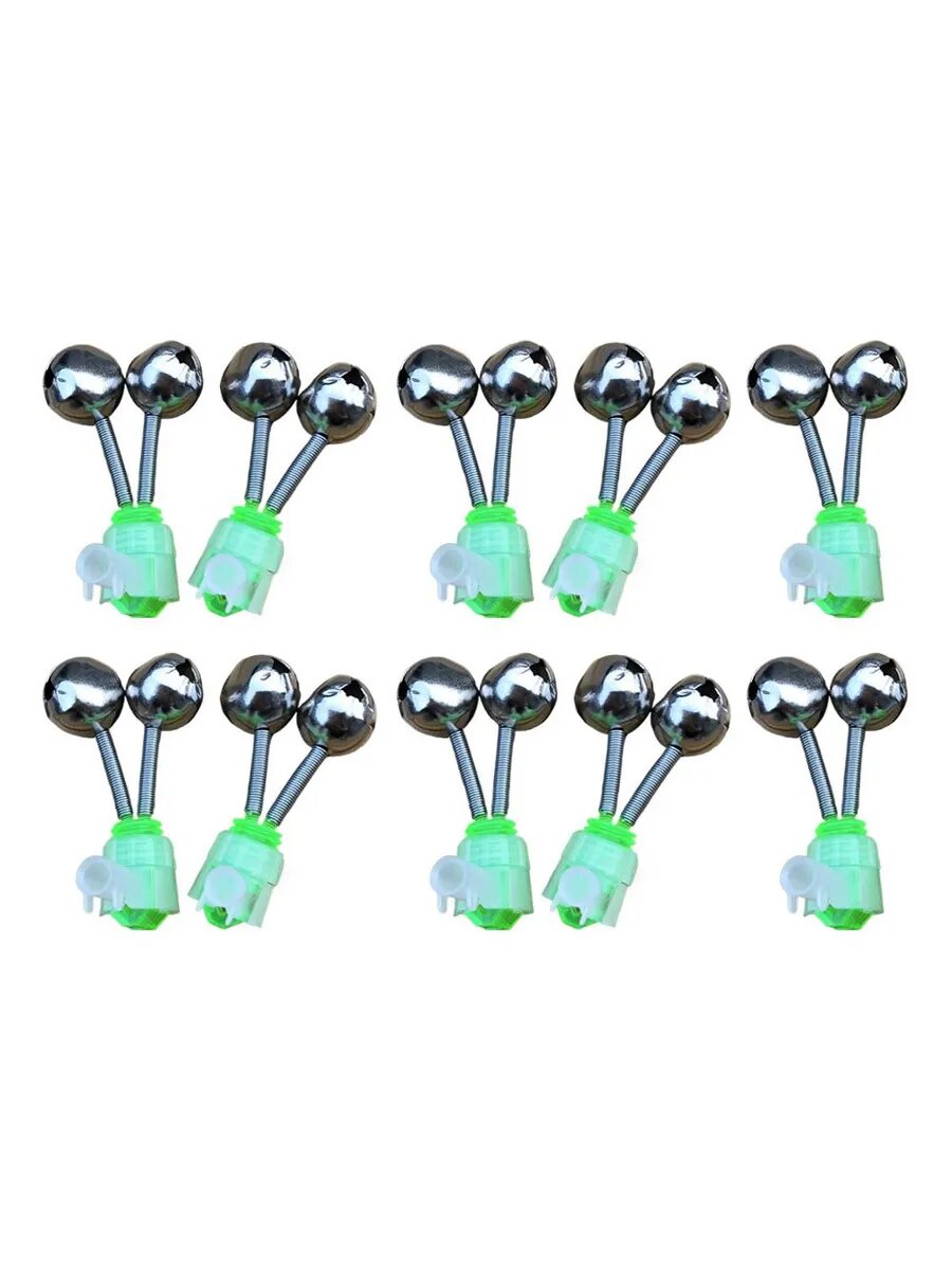 Металлические колокольчики для рыбалки, 10 шт, сигнализатор