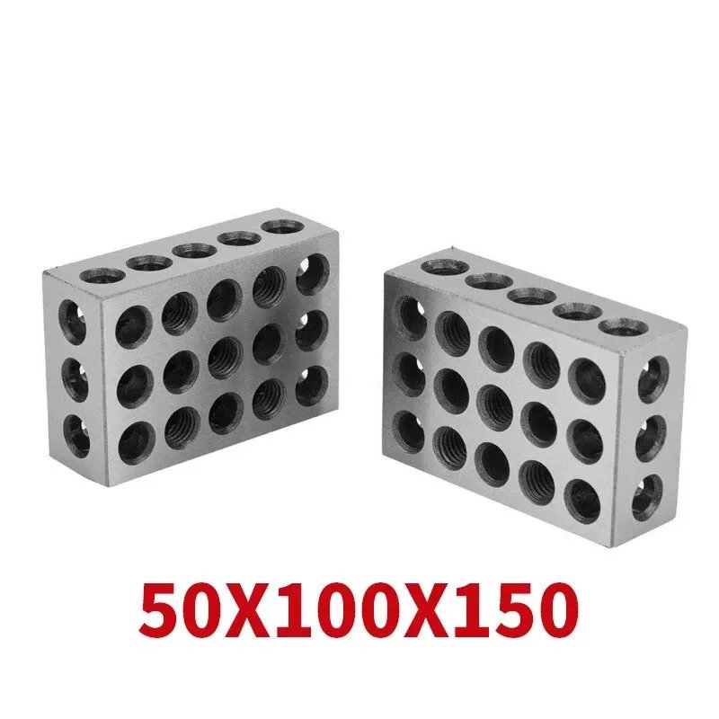 2 пары прецизионных блоков из закаленной стали 50-100-150 мм high-precision, 50-100-150mm