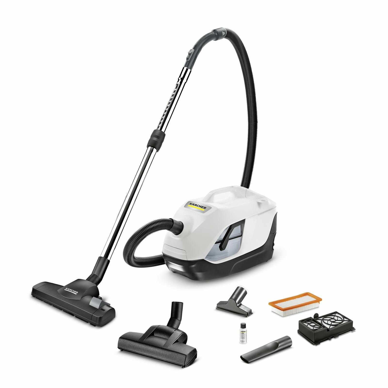Пылесос KARCHER DS 6 Plus, белый/черный 1.195-252.0