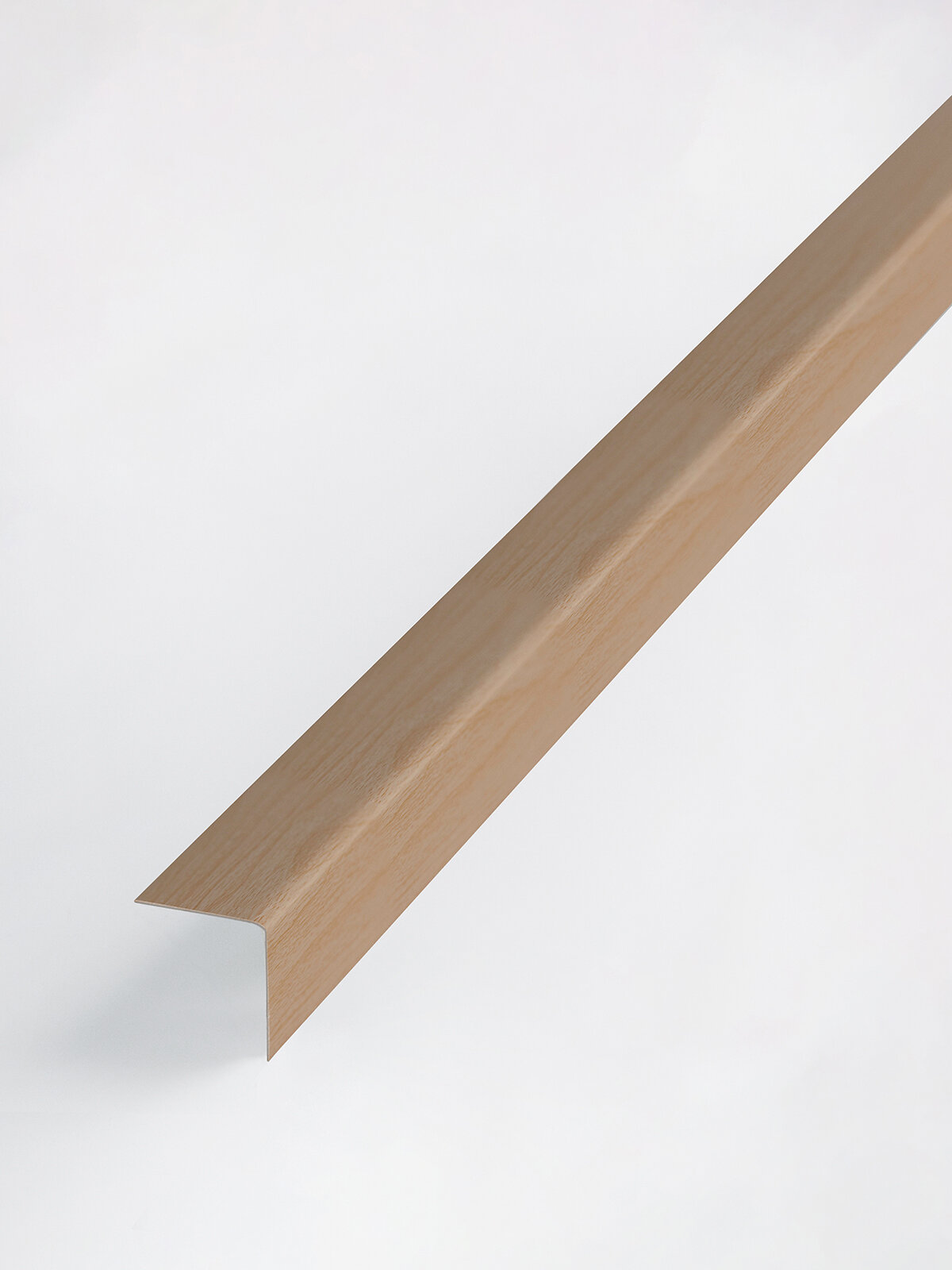 Уголок пластиковый для откосов 15х15 мм, длина 2,7 м, угол ПВХ для стен внешний Ideal (Идеал) У 15, клен 261