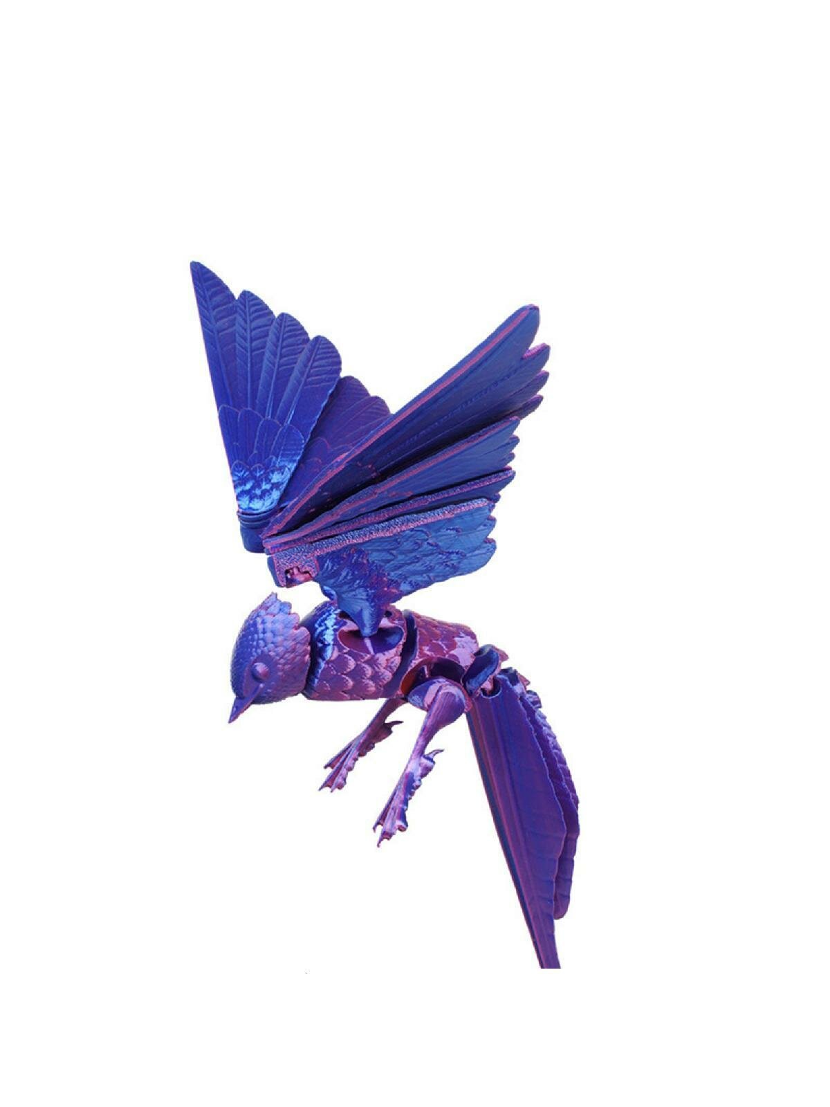 Гибкие Суставы Сочлененной Ласточки Непоседливая Игрушка С 3D-Принтом Ласточка Настольное Украшение