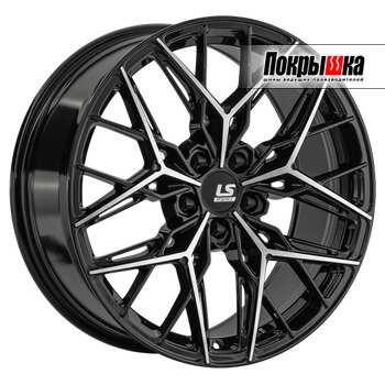 Диски литые LS FlowForming RC106 (BKF) 9.0х19/5х112 D66.6 ET44.0
