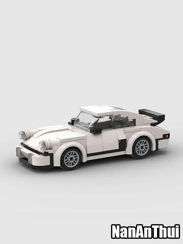 Строительный блок автомобиля Порше 911 Moc собранная игрушка из мелких частиц